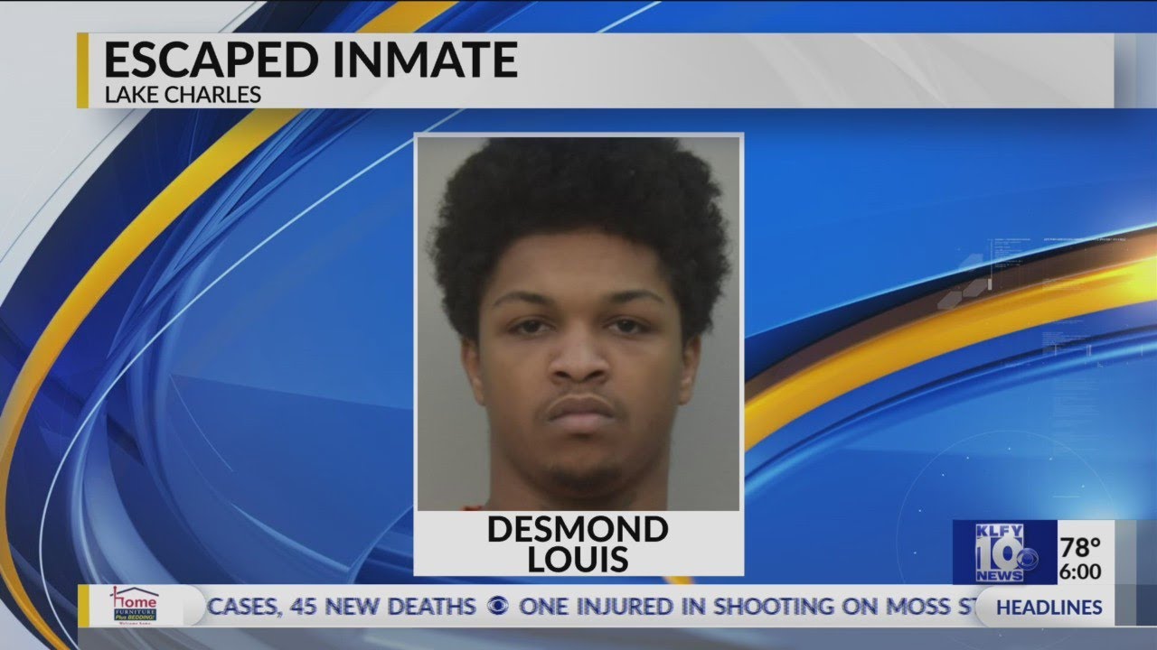 Escaped inmate from Lake Charles - YouTube