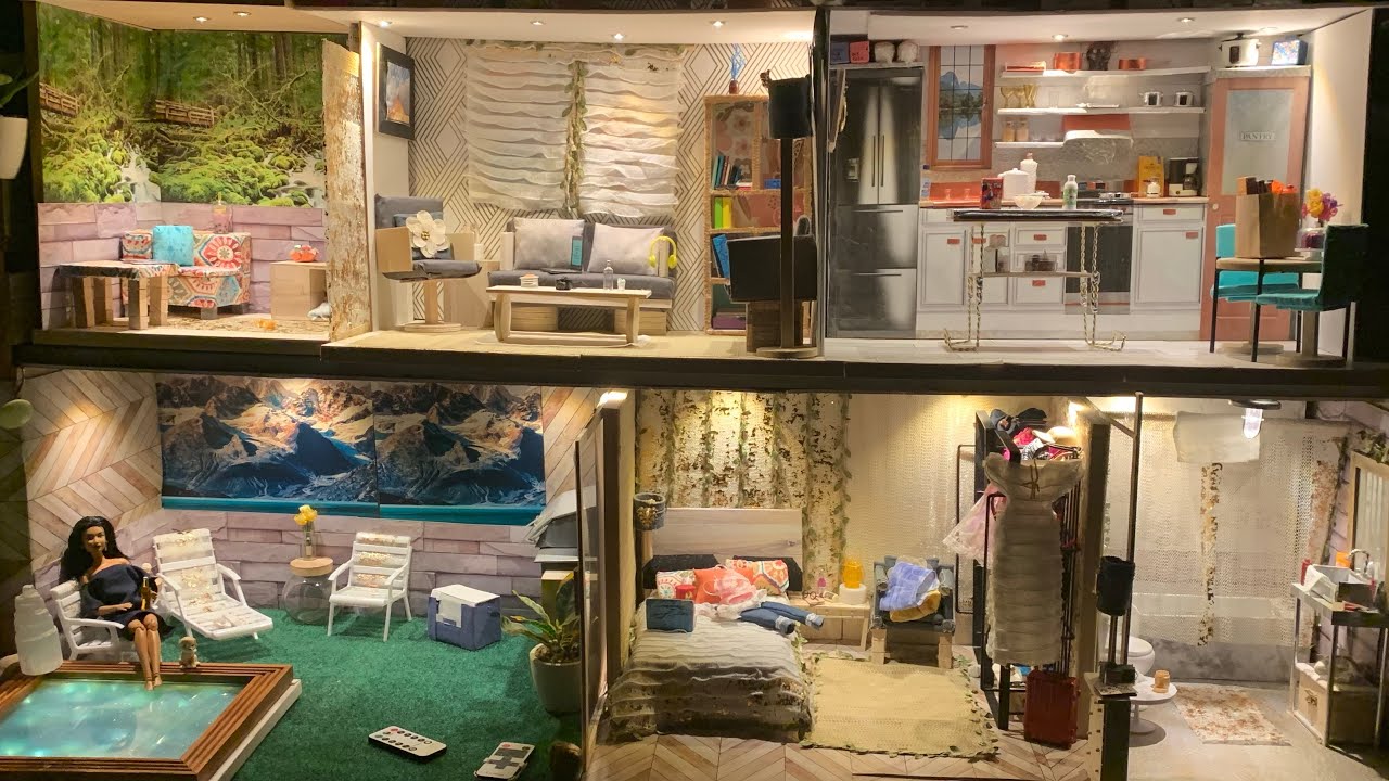 Dollhouse Dioramas: How I built my dollhouse space. The Curated ...