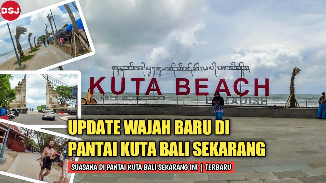 Banyak fasilitas baru di Proyek penataan Pantai Kuta Bali ( pantai ...