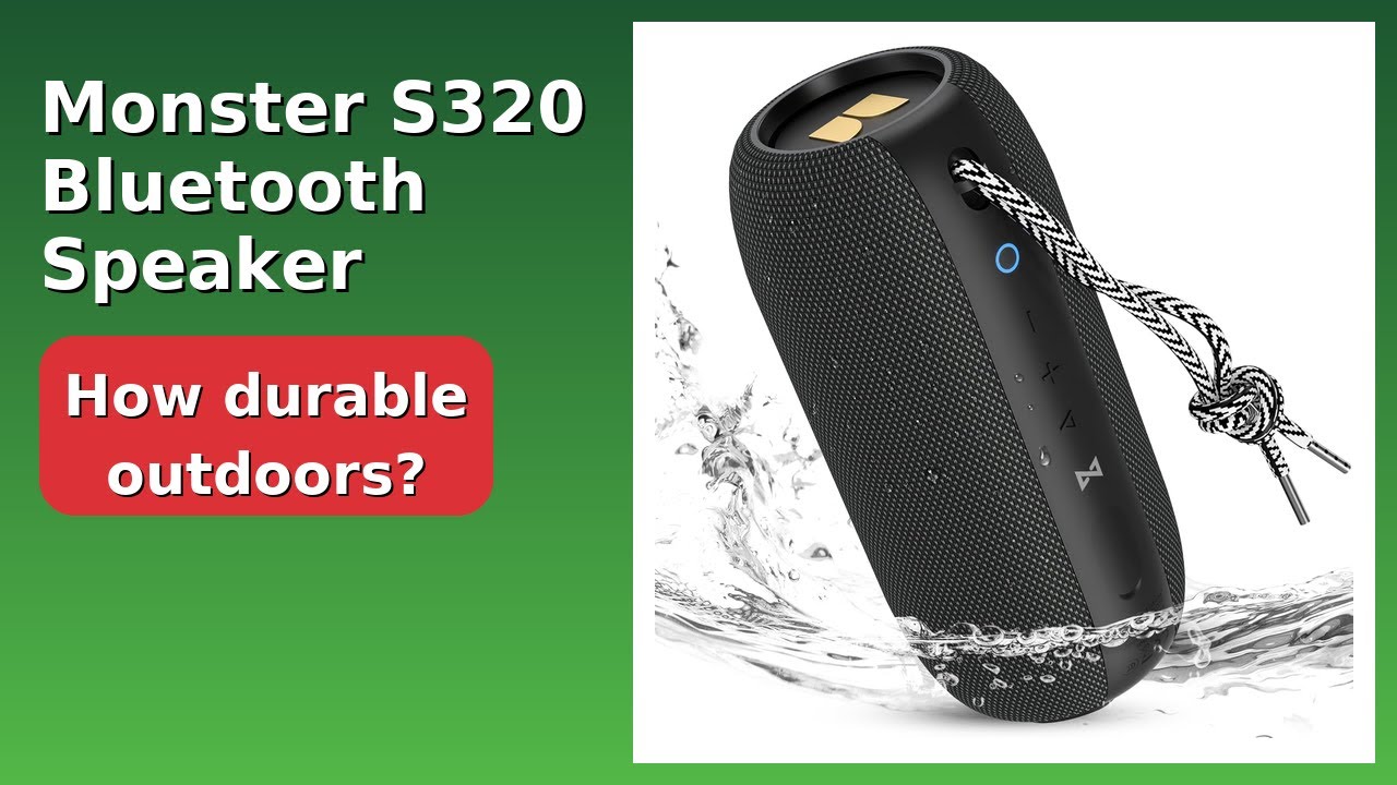 REVIEW (2025): Monster S320 Bluetooth Speaker. Features. - YouTube