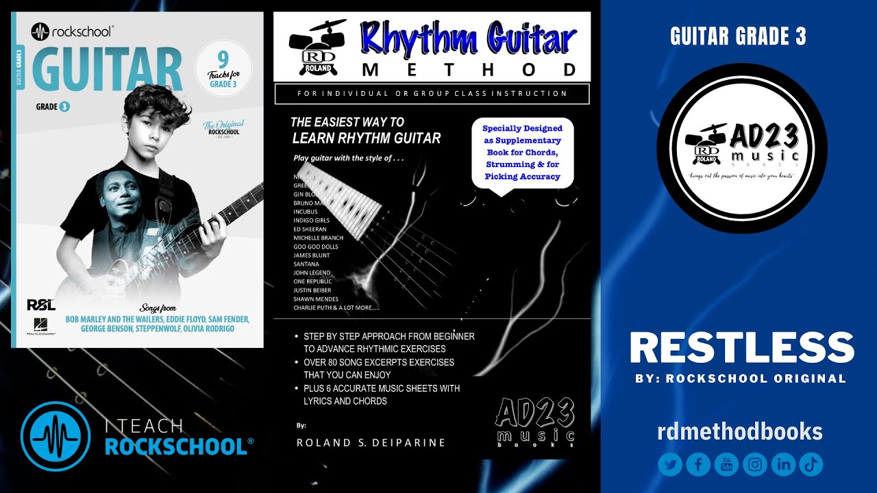 Restless | Guitar Grade 3 RSL 2024 - YouTube