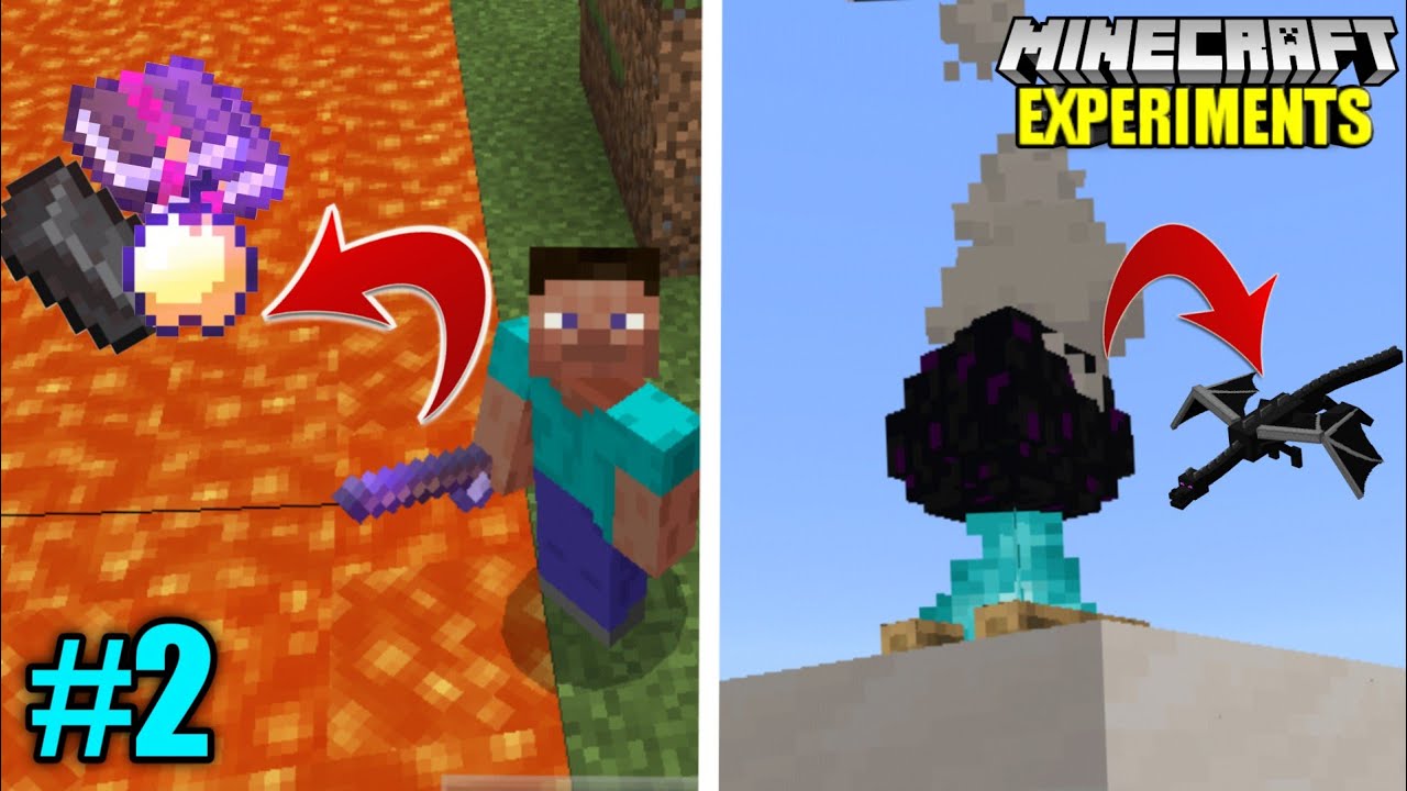 I got rare item by fishing in lava | Minecraft - YouTube