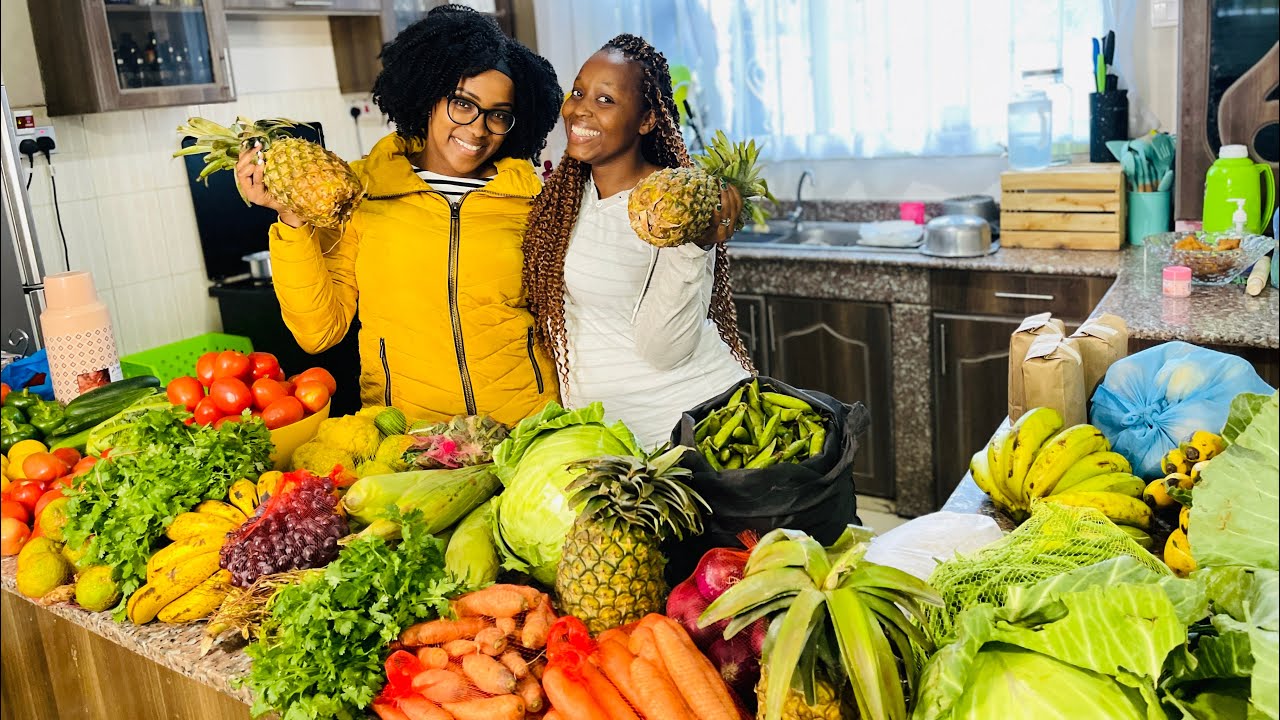 MARKET HAUL with PRICES||KILIMANI grocery stores Prices VS Local Ruiru ...