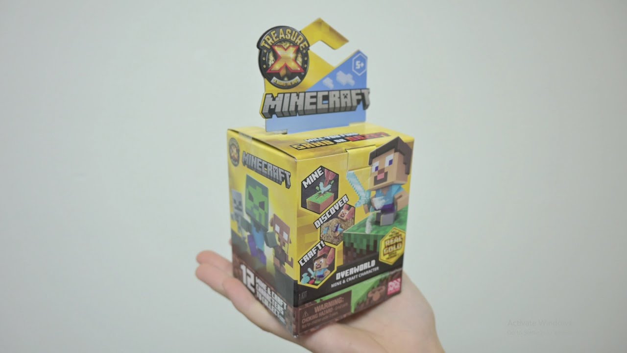 Unboxing minecraft pack and ASMR - YouTube