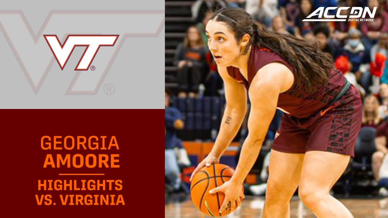 Virginia Tech's Georgia Amoore Has A Career Night On The Final Game Of ...