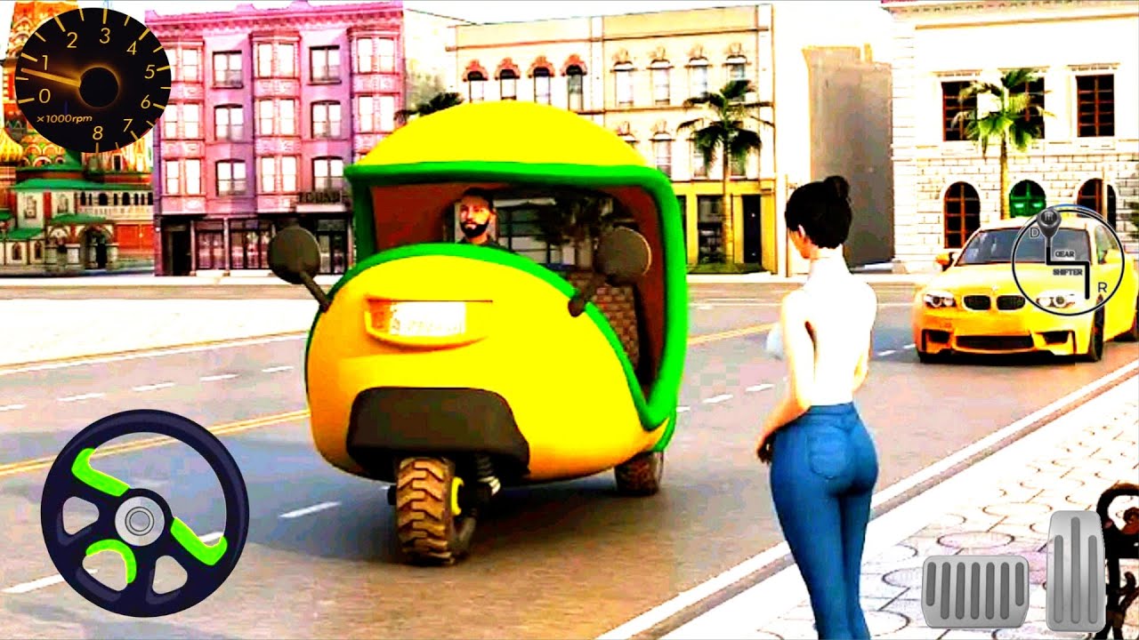 Auto Rickshaw driving simulator - Tuk Tuk rickshaw driving 3D - Android ...
