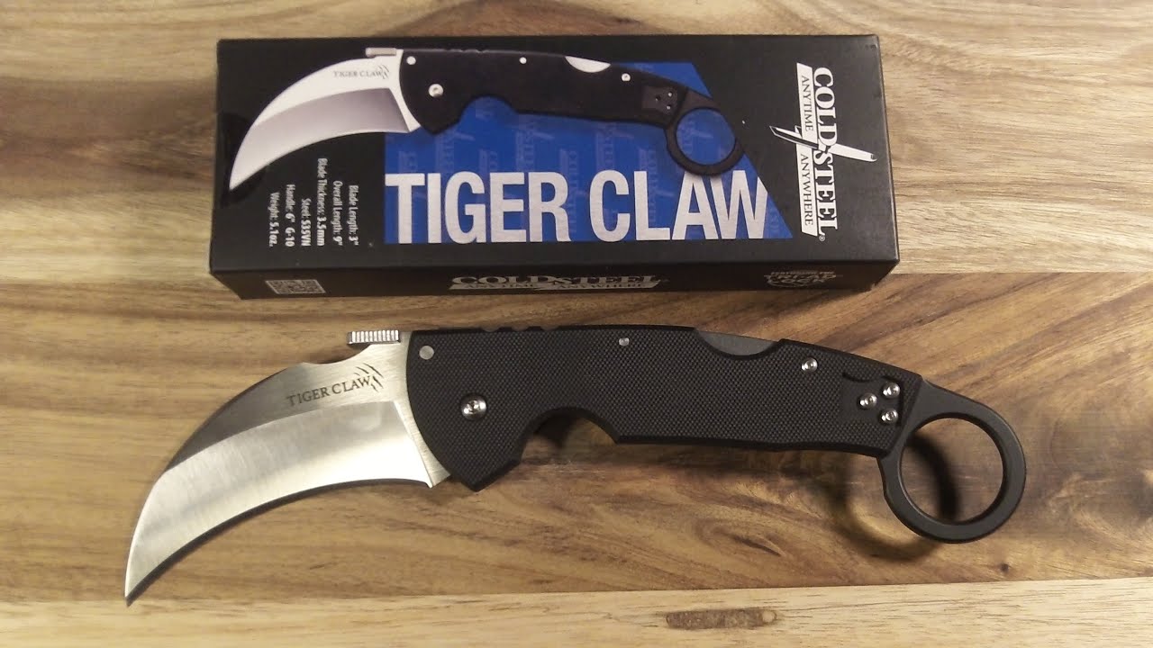Blade Friday: Cold Steel 'Tiger Claw'. - YouTube