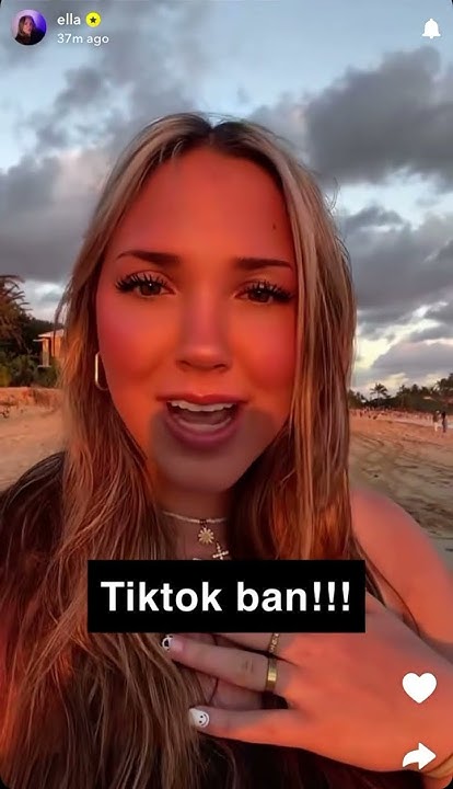 Ella on the tik tok ban - YouTube