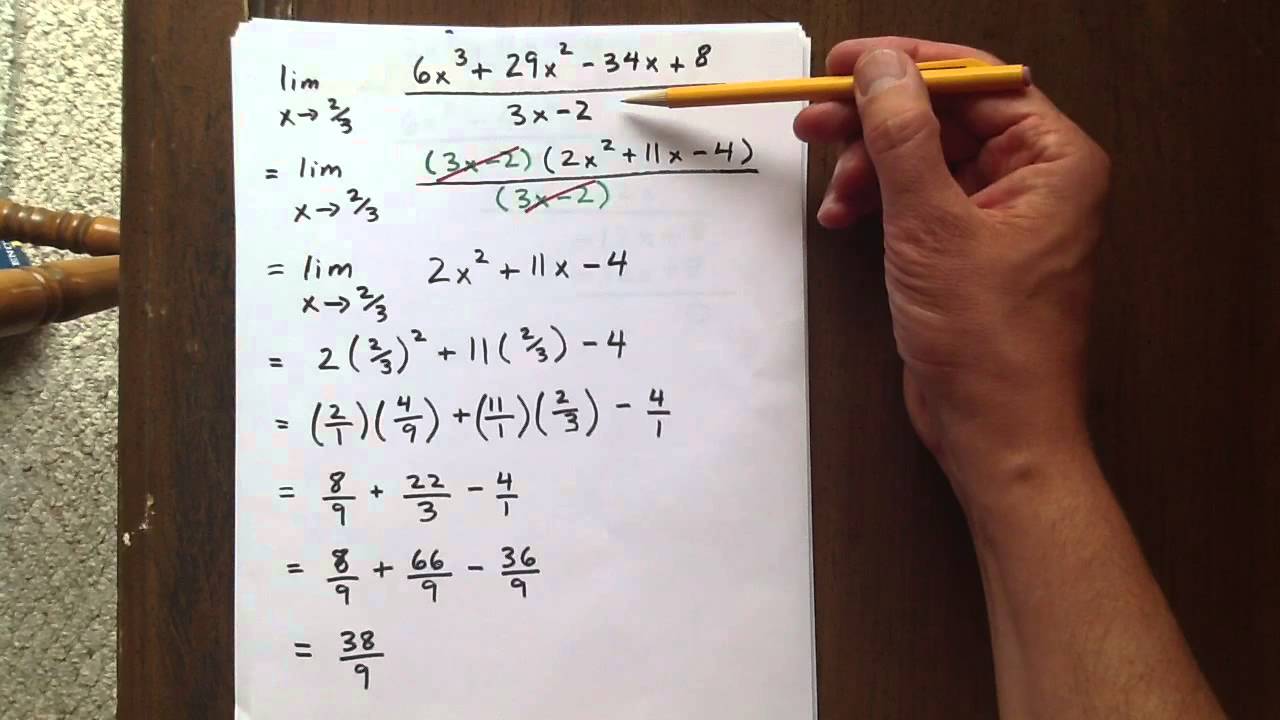 limit cubic over linear - YouTube