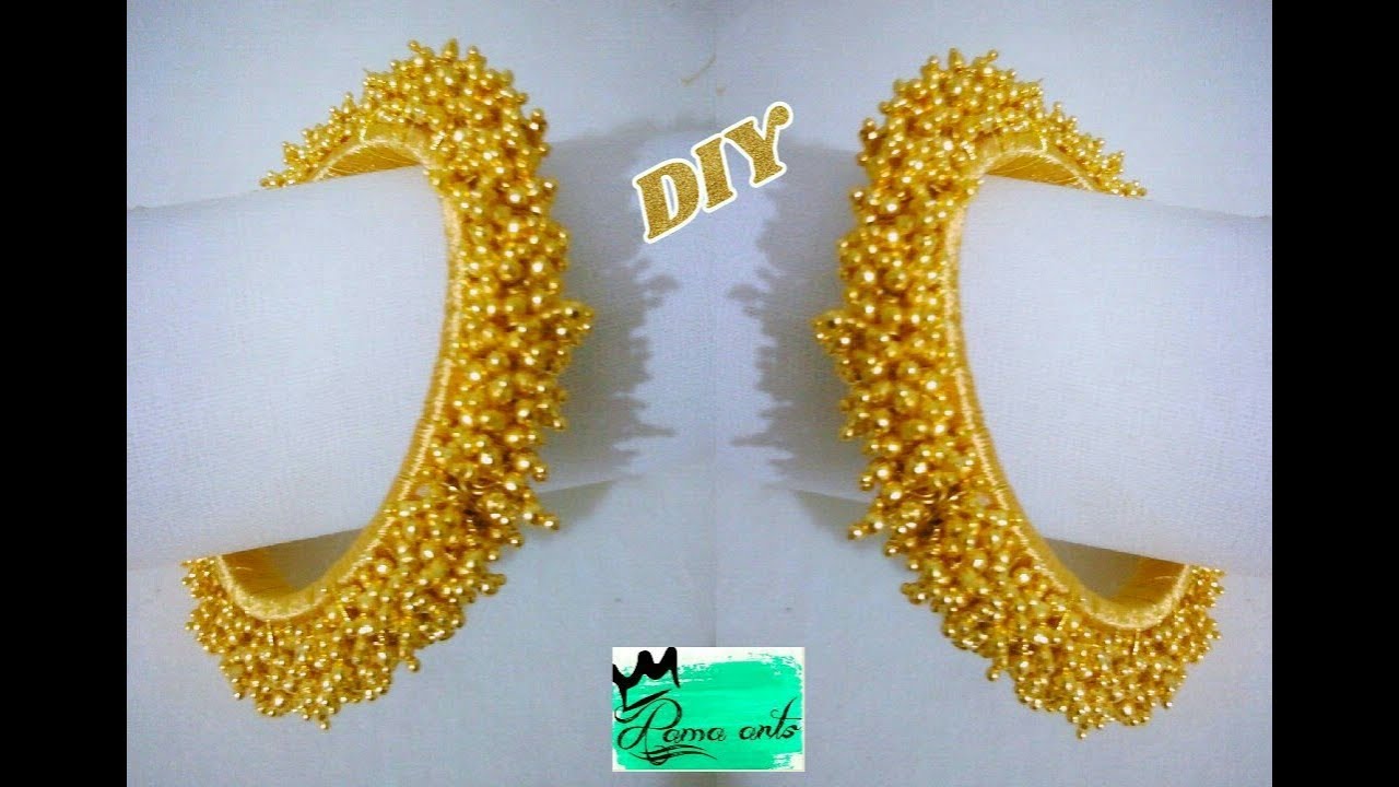 Silk thread Loreal bangle - How to make this bangle | jewellery ...