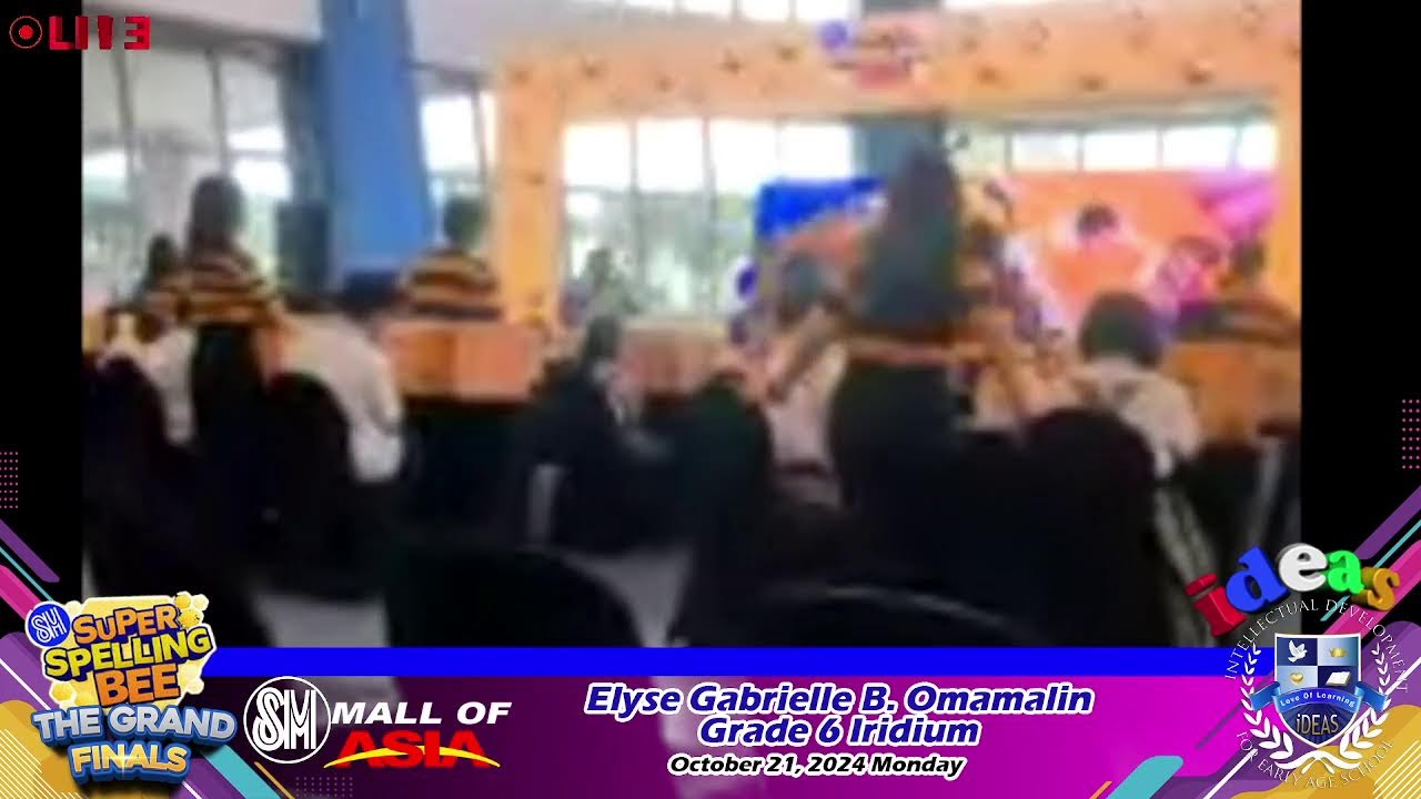 SM Super Spelling Bee - Ther Grand Finals - YouTube