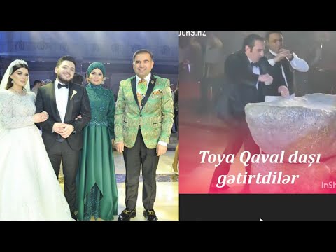 Toya qaval daşı gətirirdilər.. VİDEO