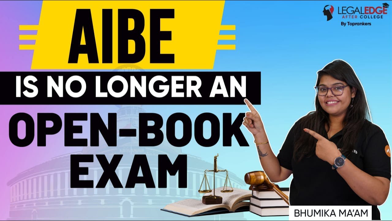 AIBE Big Update 2023 | AIBE Is no longer an open Book Exam | AIBE Exam ...