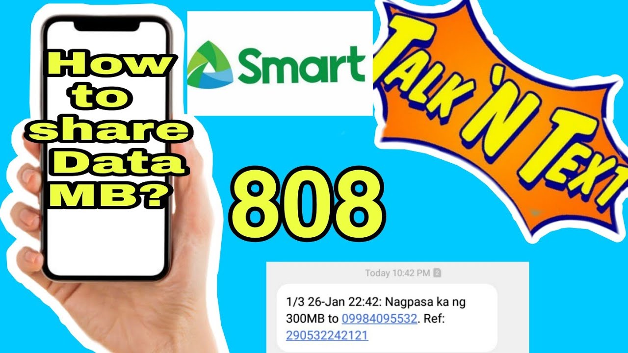 HOW TO SHARE DATA MB IN SMART AND TNT 2021 - YouTube