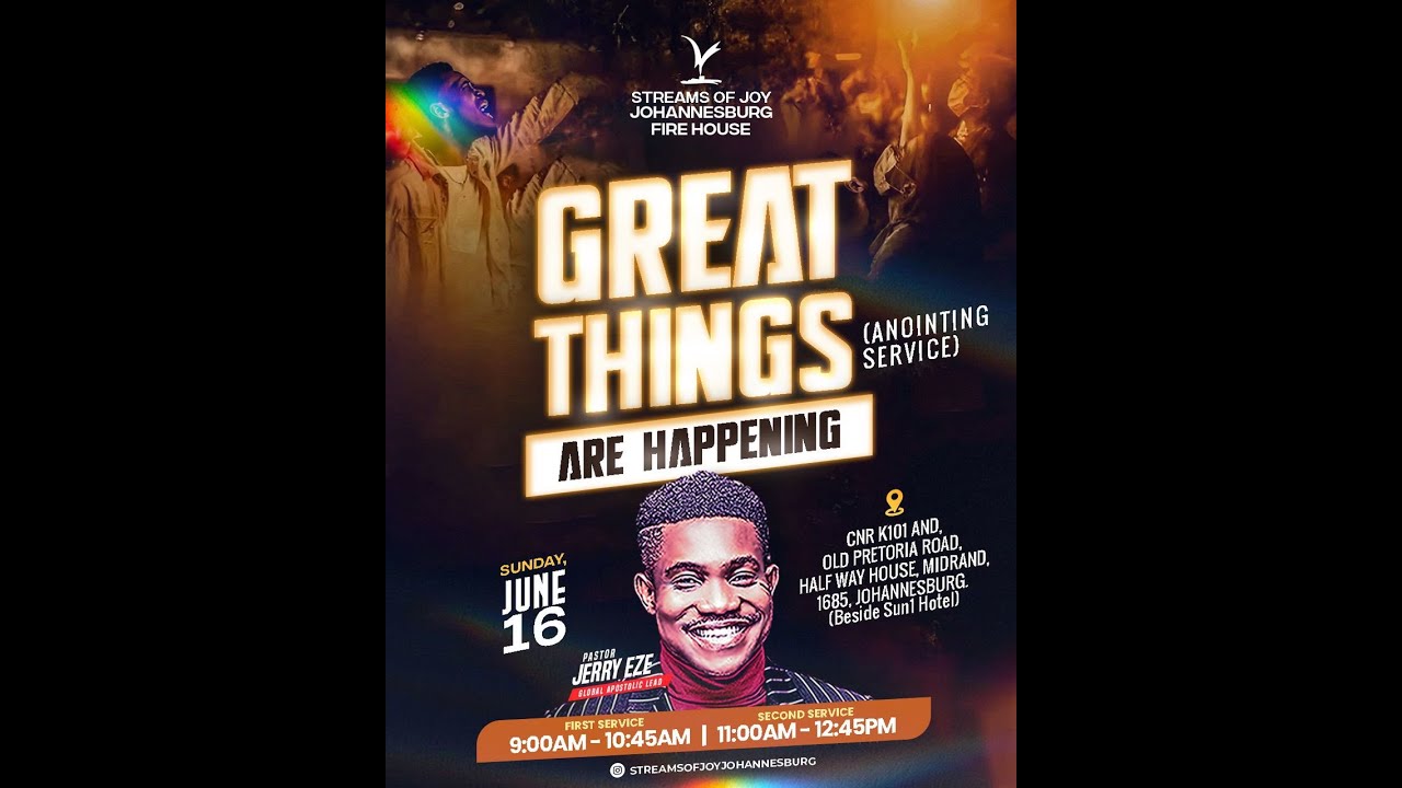 1ST SUNDAY SERVICE || GREAT THINGS ARE HAPPENING || ANOINTING SERVICE ...