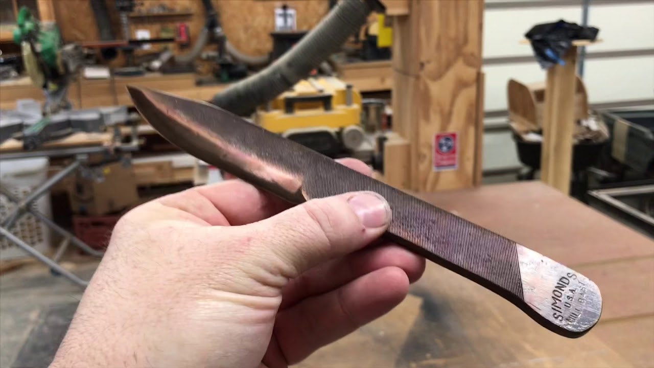 Metalworking Making A Knife From A File YouTube metalworking-making-a-knife-from-a-file-youtube