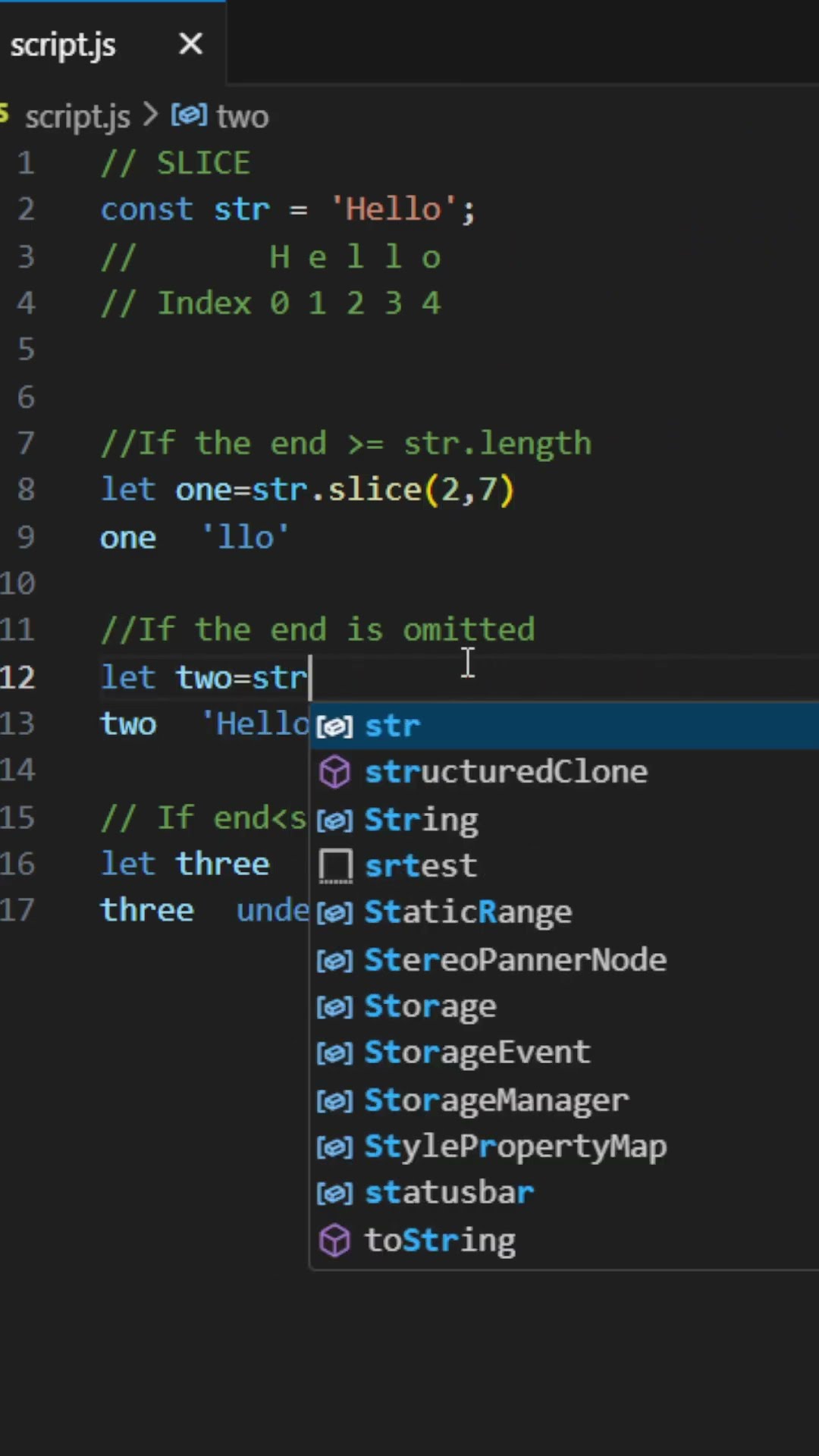 JavaScript Slice String 3 YouTube JavaScript Slice String 3 YouTube