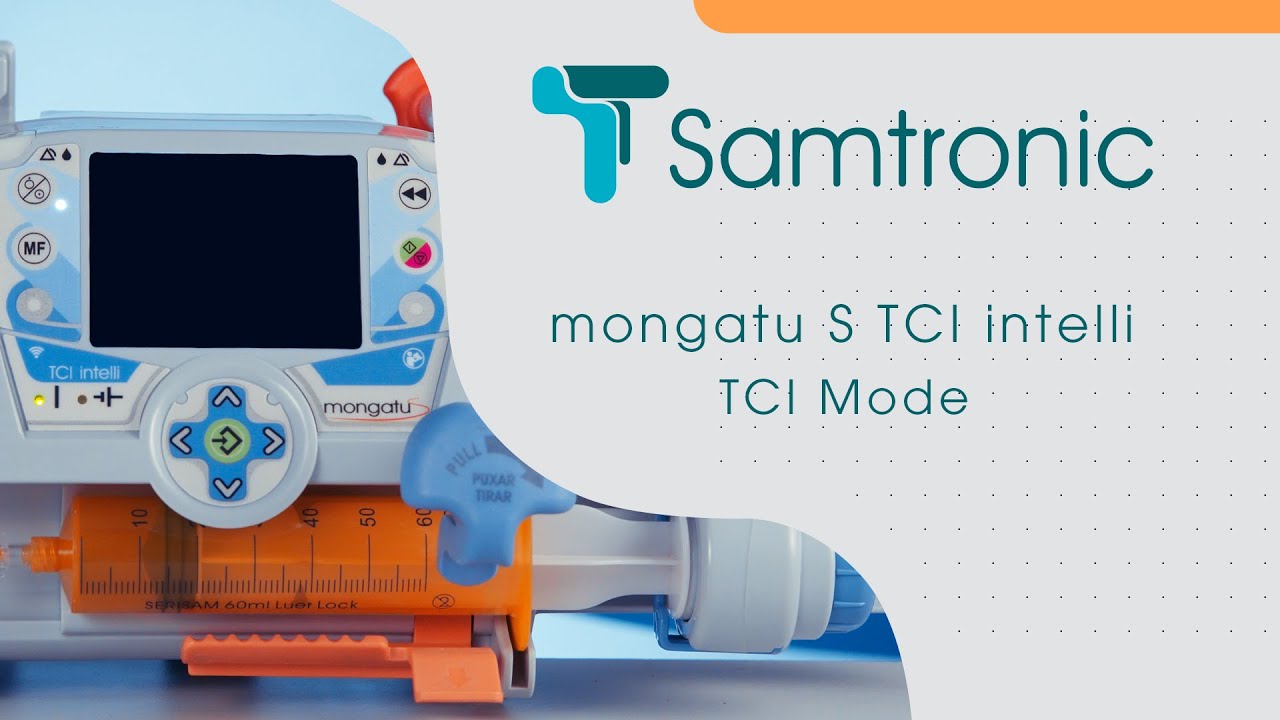 TCI (Target Controlled Infusion) mode on the Samtronic Mongatu S ...
