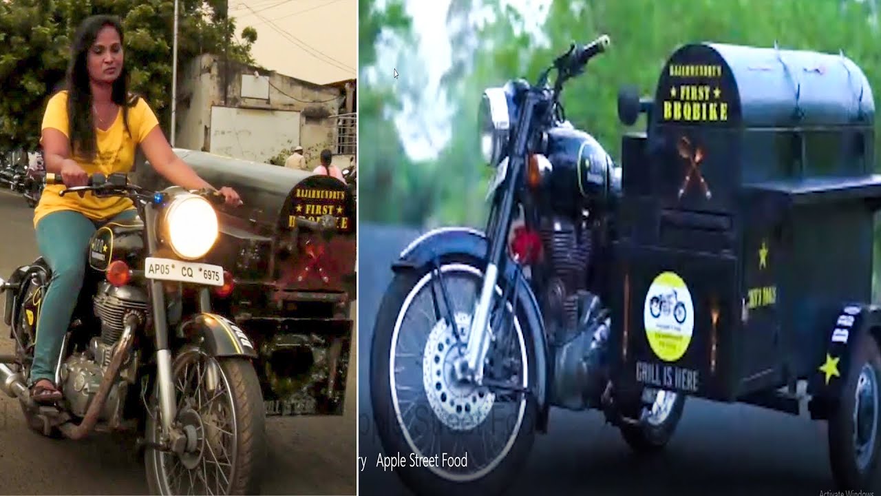 BBQ Bike - Barbeque Bike - Bullet Barbeque - Moving Street Foods - YouTube