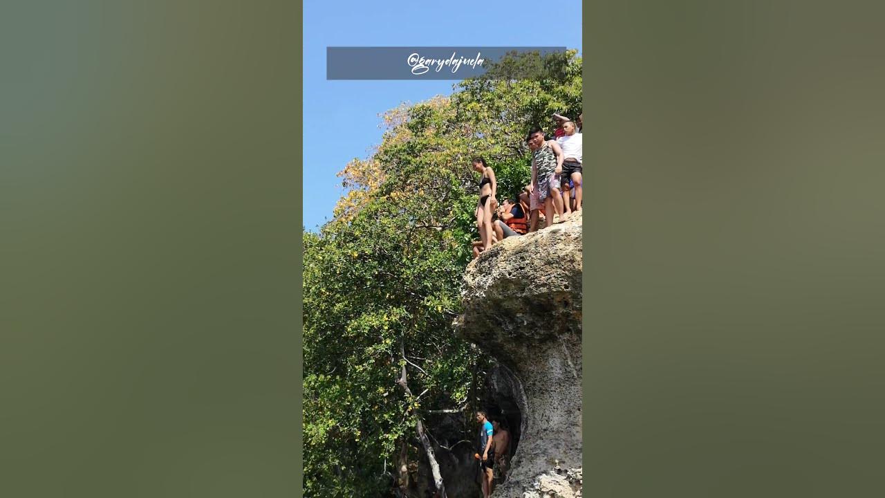 WILL I JUMP OFF THIS CLIFF? ON SABANG-SAMAL ISLAND🇵🇭👌 - YouTube