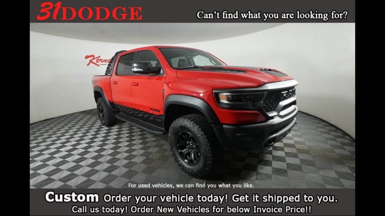 Flame Red Clearcoat 2022 Ram 1500 TRX Truck Crew Cab at Kernersville ...