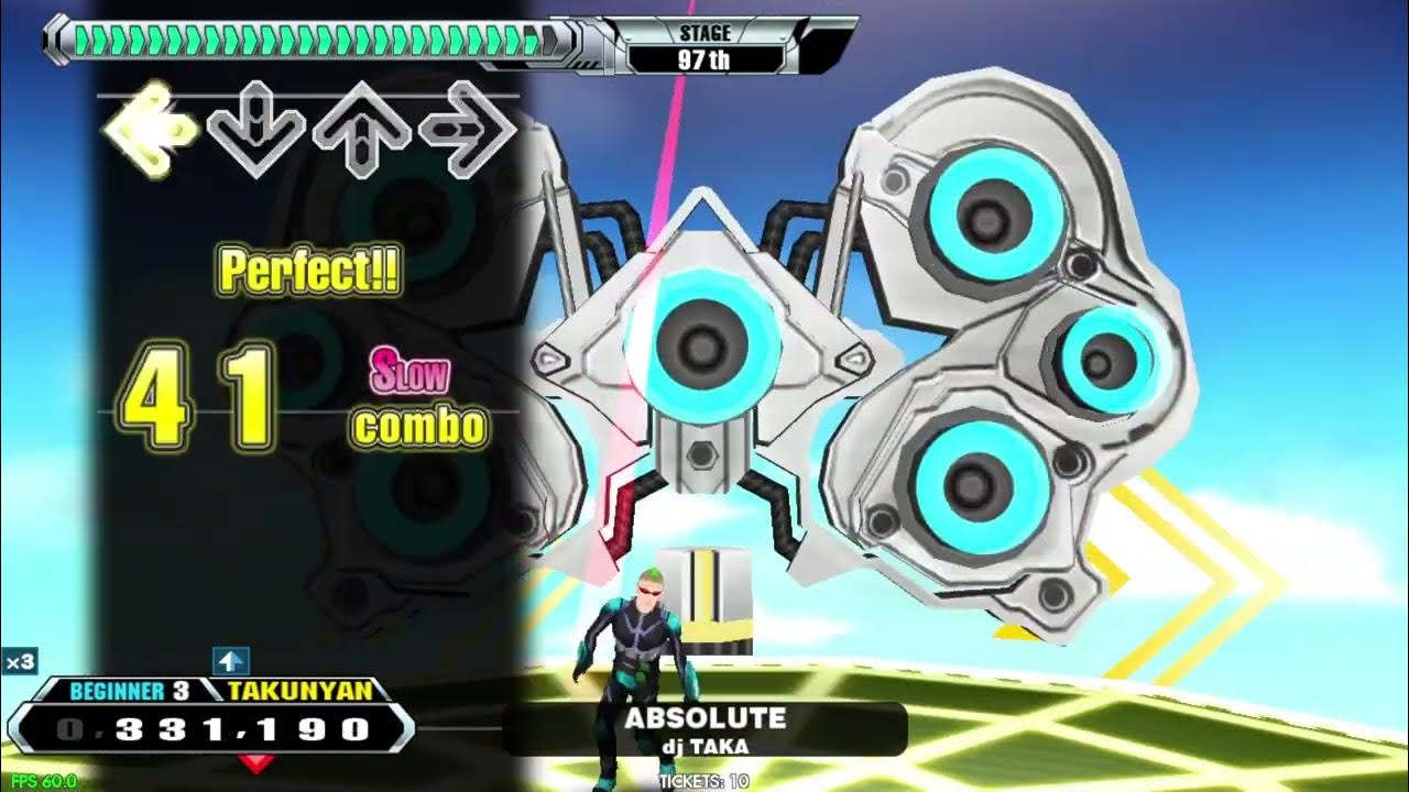 【DDR GRAND PRIX】ABSOLUTE【BEGINNER】 - YouTube