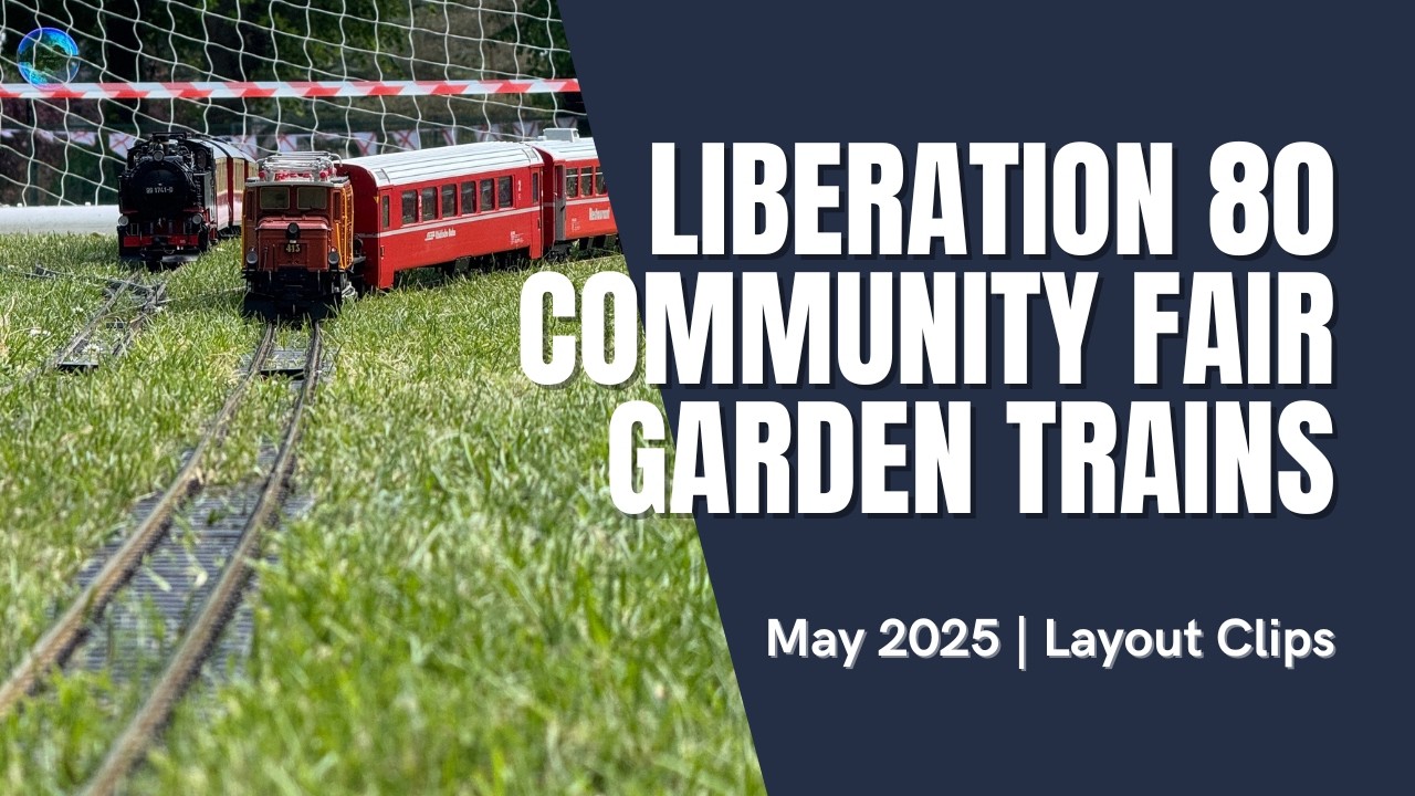 LGB (G Scale) Train Display at the Community Fair - YouTube