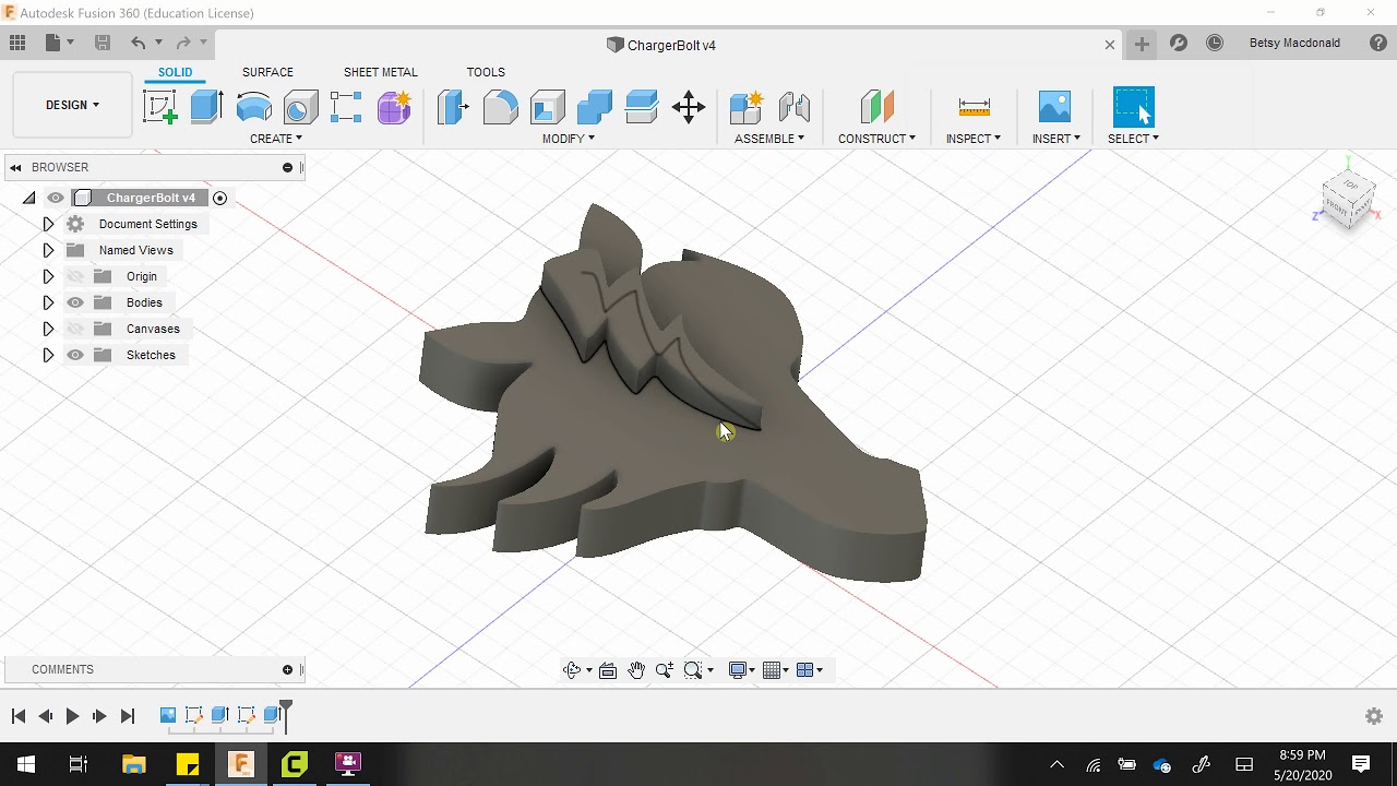 Fusion Export f3d Make stl - YouTube