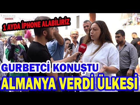 Almanya Vergi Ülkesi ''Almanyada 1 aylık maaşla İphone Alabiliriz dedi''