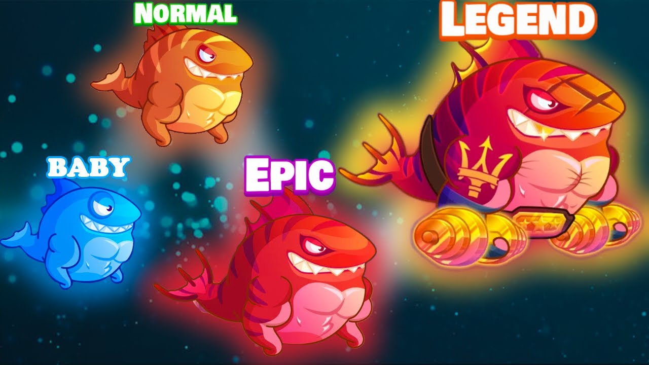 BABY SHARK Become To DADY SHARK To LEGENDARY SHARK - Eat Fish io - YouTube