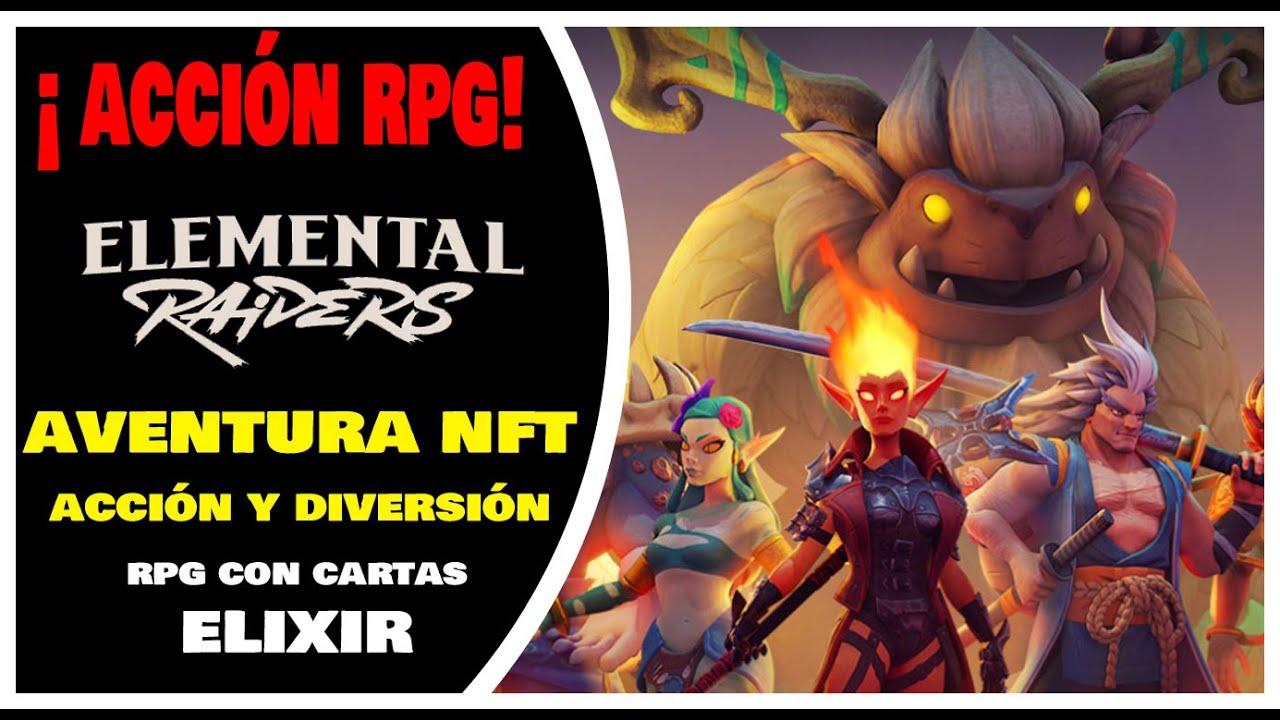 🔥🌱💧ELEMENTAL RAIDERS 🔥🌱💧 - ACCIÓN RPG CON CARTAS EN 🧠ELIXIR🧠 - YouTube