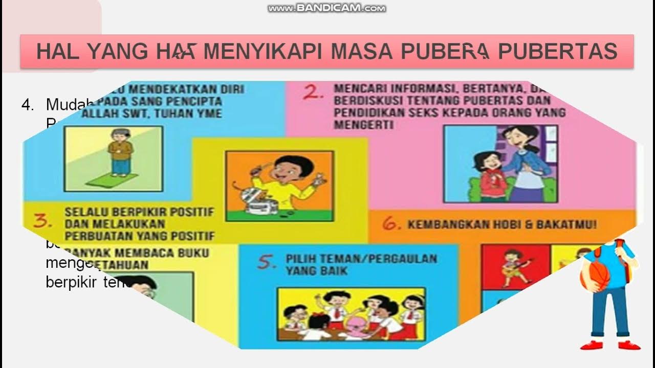 TEMA 6 MUATAN IPA KELAS 6 CARA MENYIKAPI MASA PUBERTAS - YouTube
