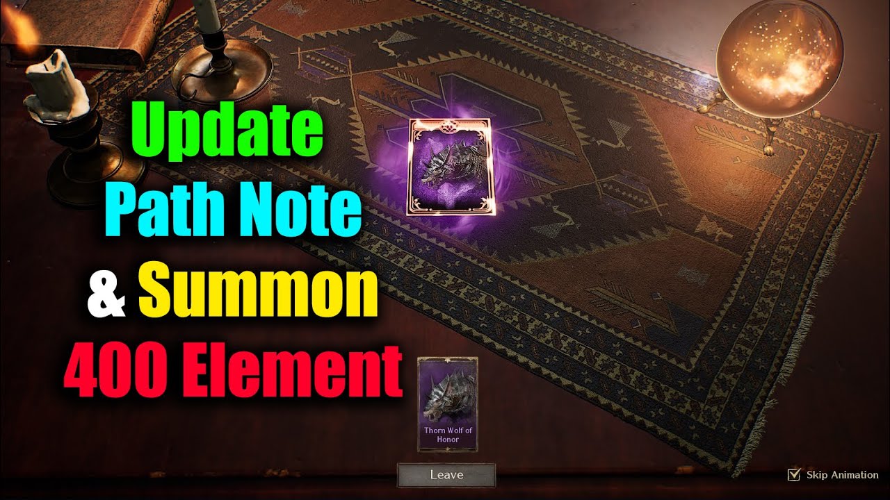 Night Crows Update Patch Note & 400 Element Summon - YouTube