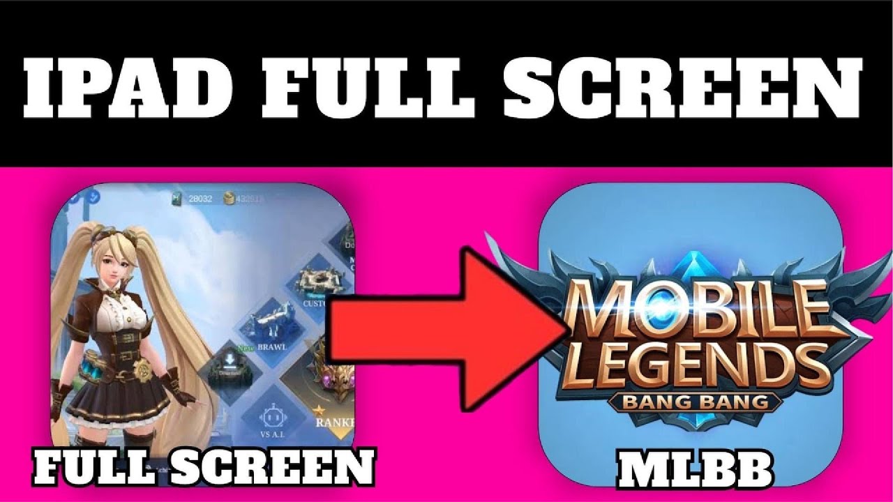 HOW TO FULL SCREEN MOBILE LEGENDS ON ANDROID, IOS & EMULATOR | FIX ...