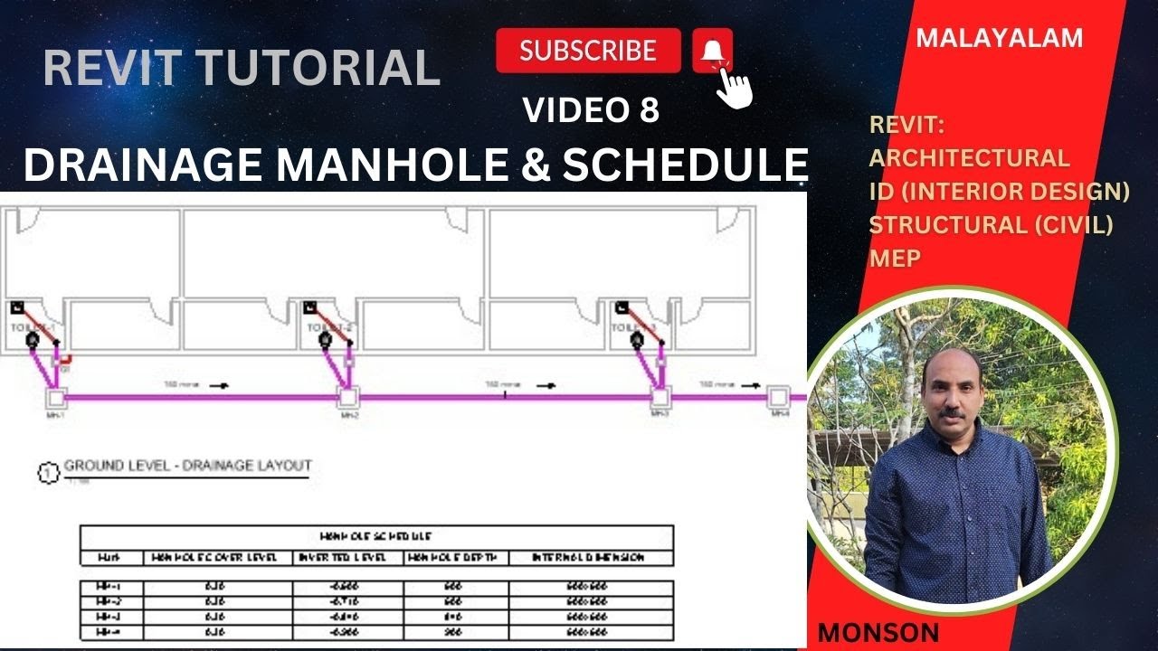 MEP EP 1# DRAINAGE MANHOLE & SCHEDULE - YouTube