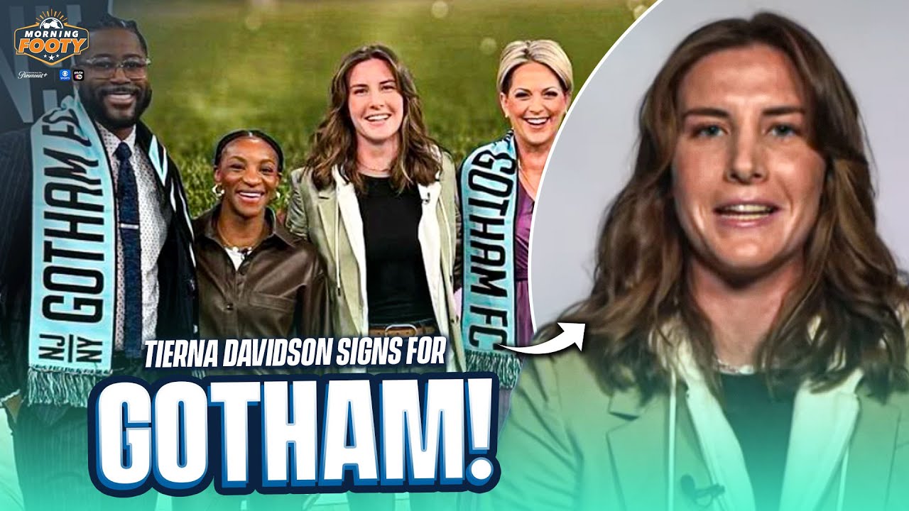 Tierna Davidson SIGNS with Gotham FC! | Morning Footy I Attacking Third ...