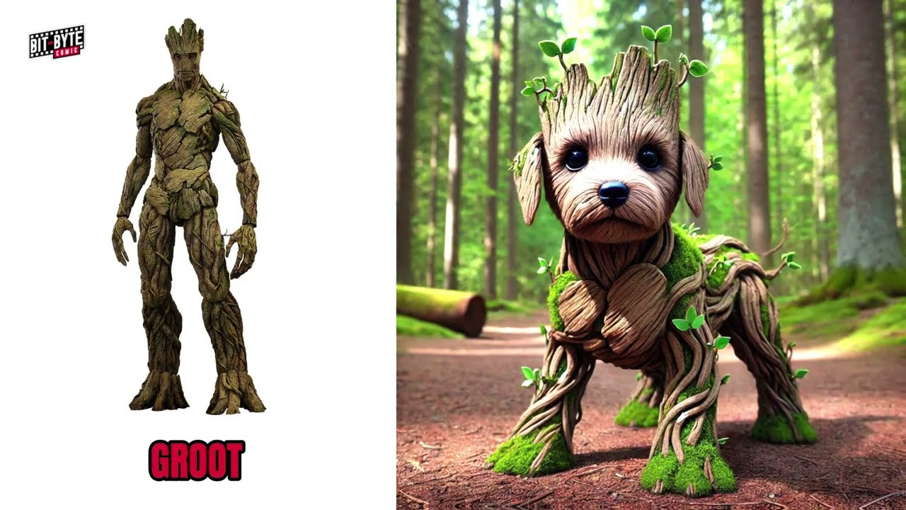 Superheroes as Dogs: Adorable Canine Transformations! 🔥 All Characters ...