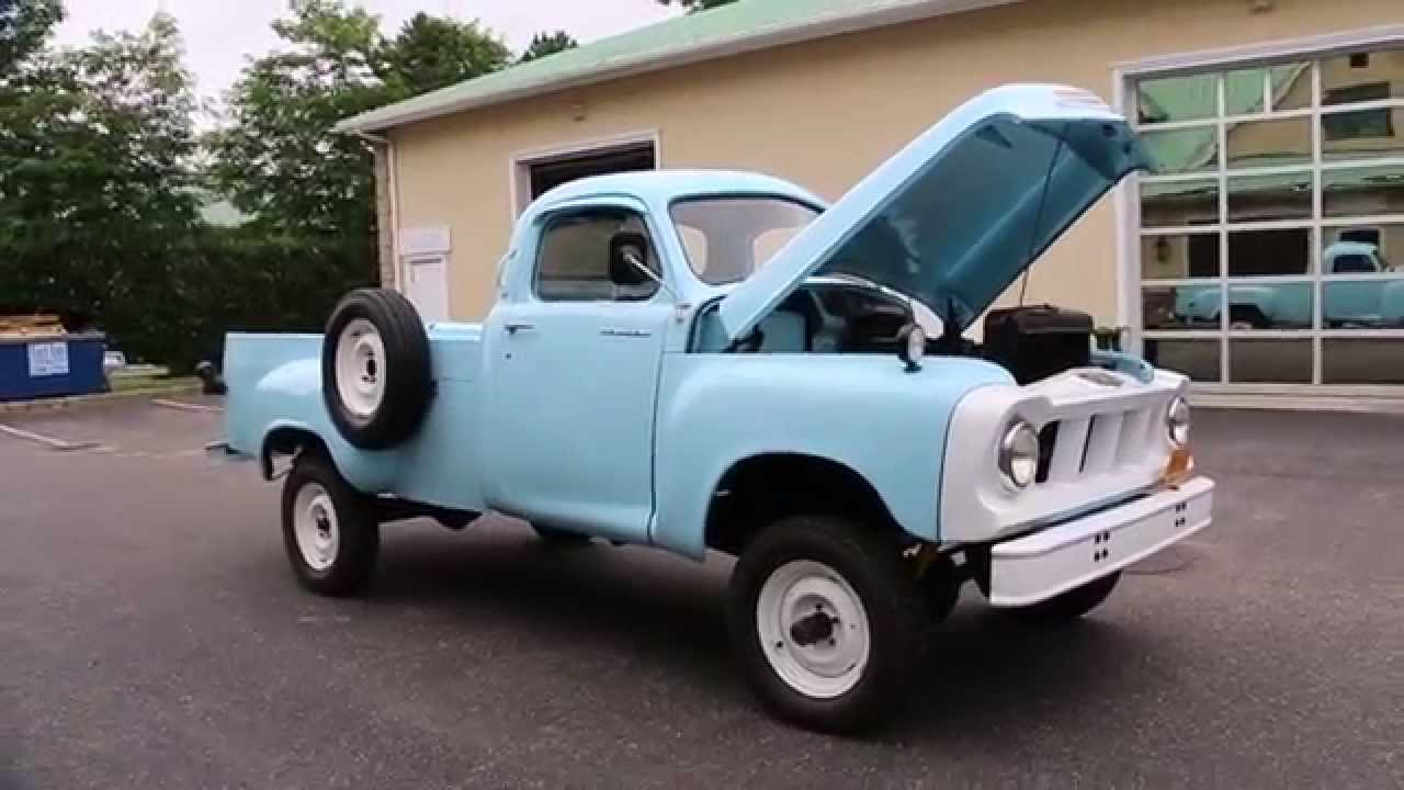 1958 Studebaker Transtar 4x4 Pickup For Sale~Inline 6~Manual Trans ...