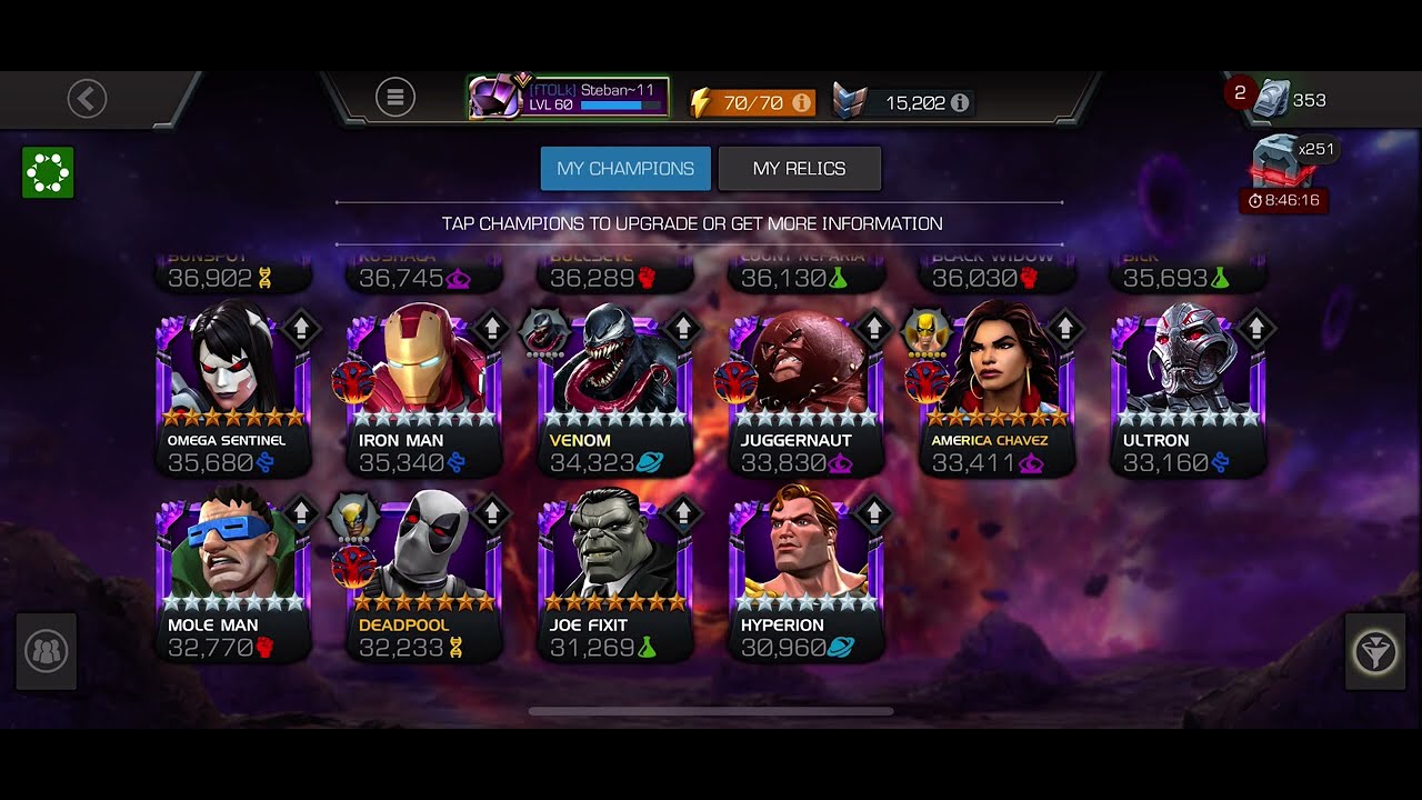 Mcoc Account tour: March 3,2025 - YouTube