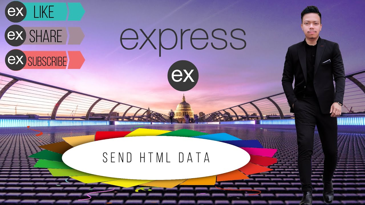 Send Html Data as a Response in Express || Express Tutorial 2022 - YouTube