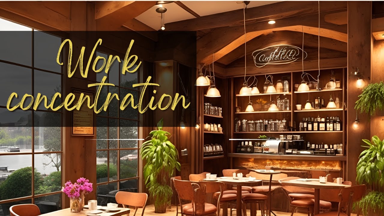 [Music relax] at work - Peaceful Coffee shop - YouTube