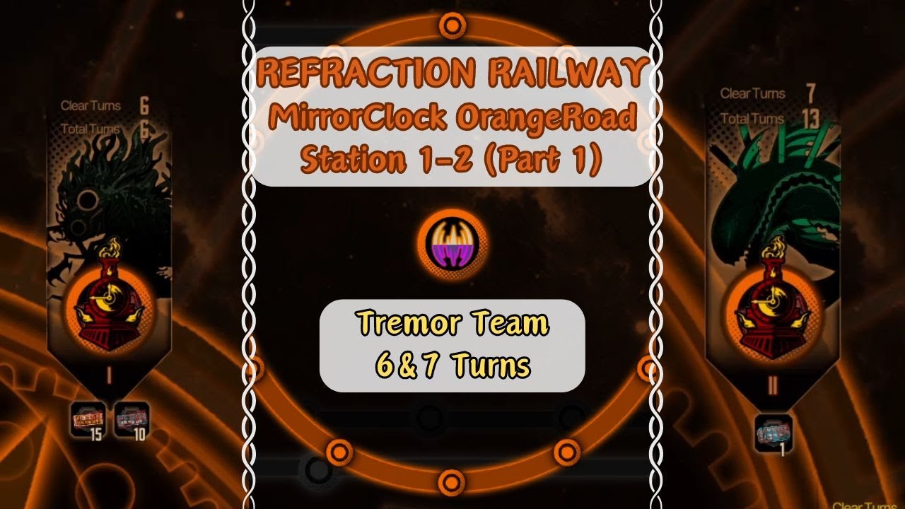 [Limbus Company] Refraction Railway 3 Station 1-2 With Tremor Team ...