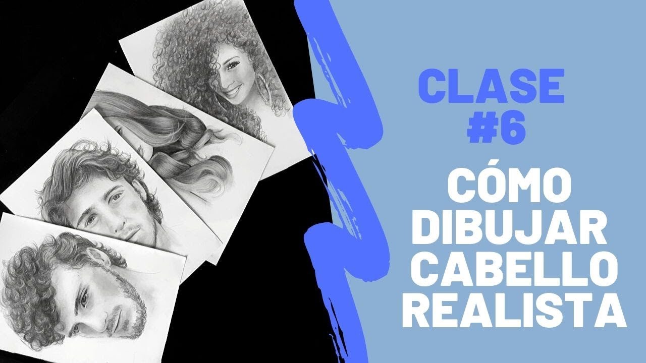 Cómo dibujar CABELLO realista - Curso de DIBUJO GRATUITO Cap. #6 By ...
