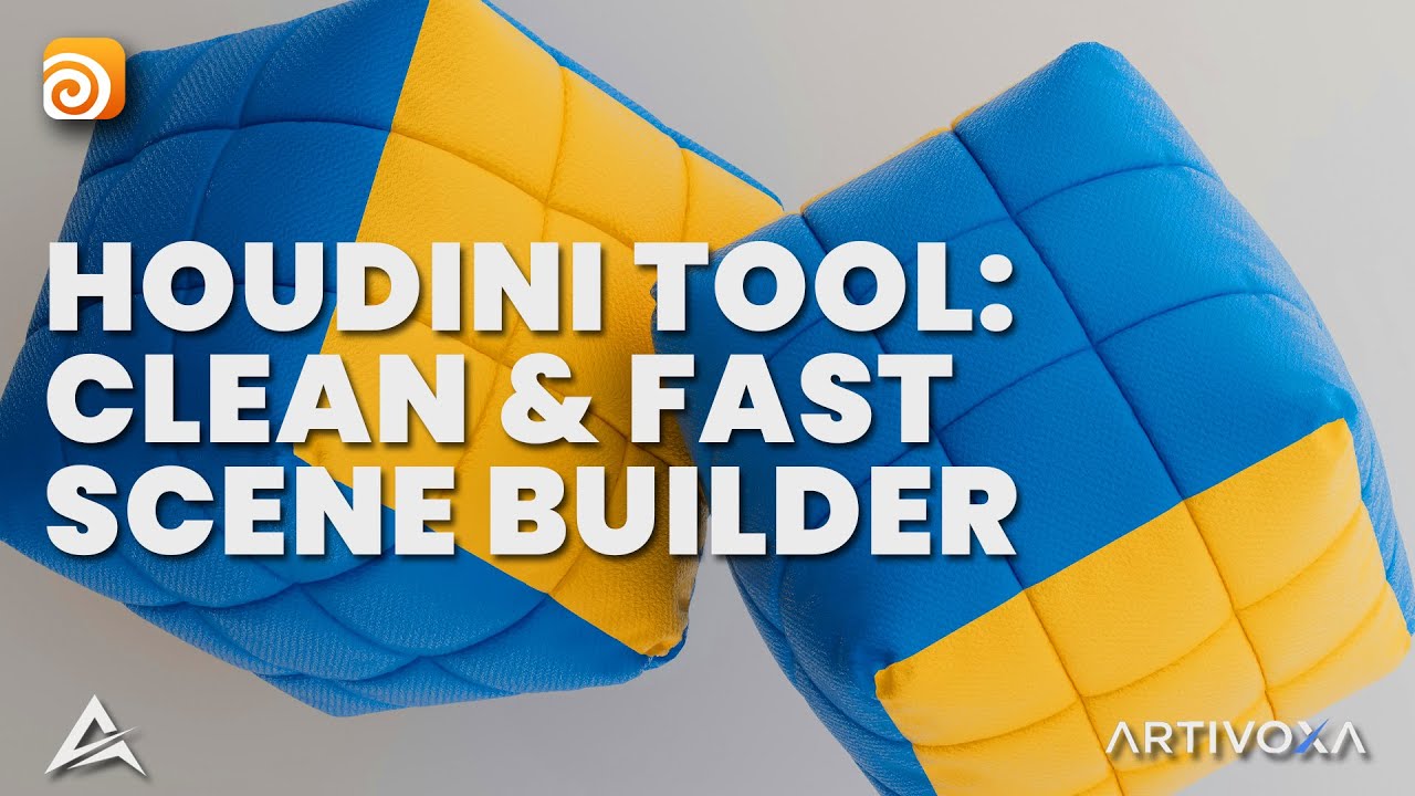 Houdini Tool | Fast Scene Builder – One-Click GEO, Studio & Material ...