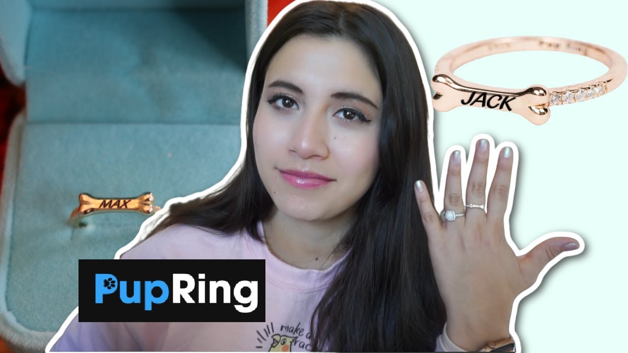 Pup Ring Review | personalized dog bone ring - YouTube