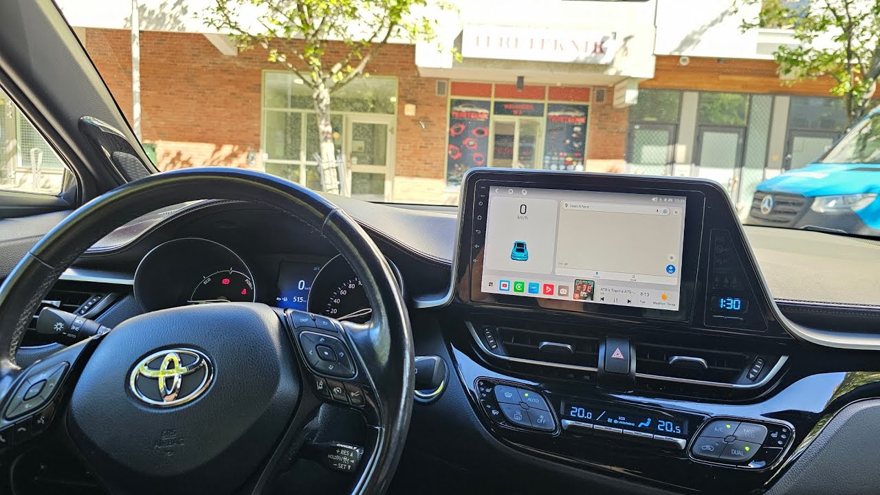 Toyota CHR Android Screen With Carplay JBL Factory Backup Camera - YouTube