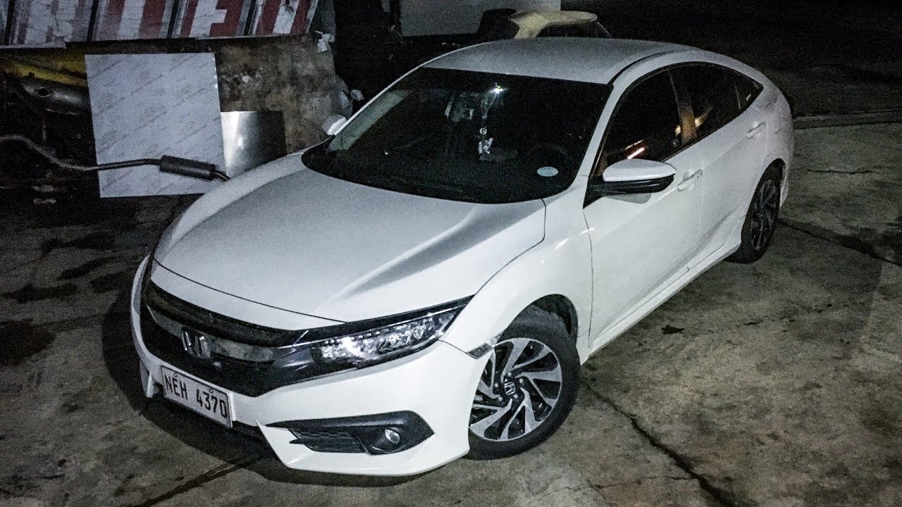 Full exhaust system on a 2018 Honda Civic - YouTube