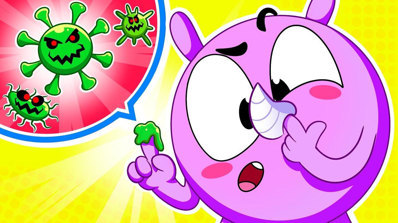 Why Are There Boogers in the Nose 😨 | Funniest Cartoon For Kids By 4 ...