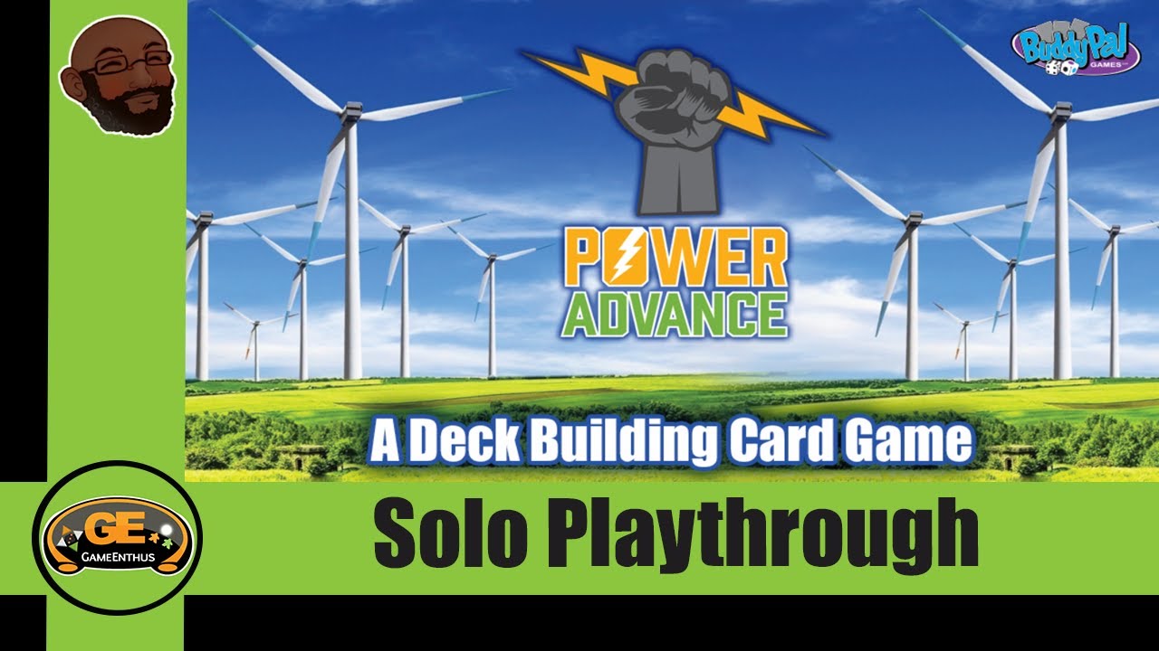 Power Advance - A Deck-building Card Game | Solo Playthrough - YouTube