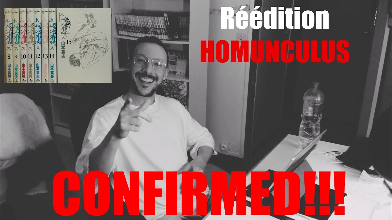 Réédition de HOMUNCULUS confirmée par Delcourt Asia!!! Réédition de ...